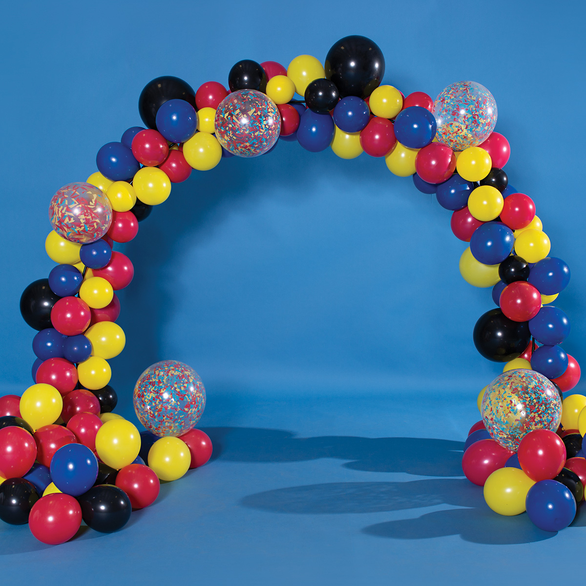 Red White And Blue Balloon Arch