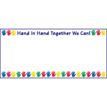 Custom Vinyl Banner-Handprints | Anderson's