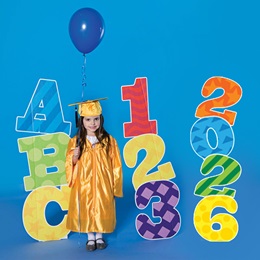 Graduation Decorations for Preschool and Kindergarten | Alphabet U