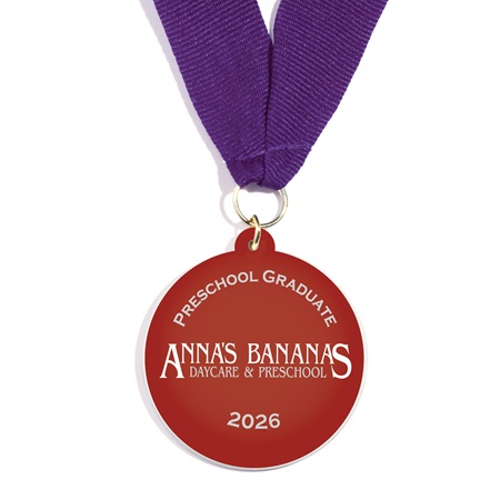 Custom Preschool or Kindergarten Graduation Medallion | Anderson's